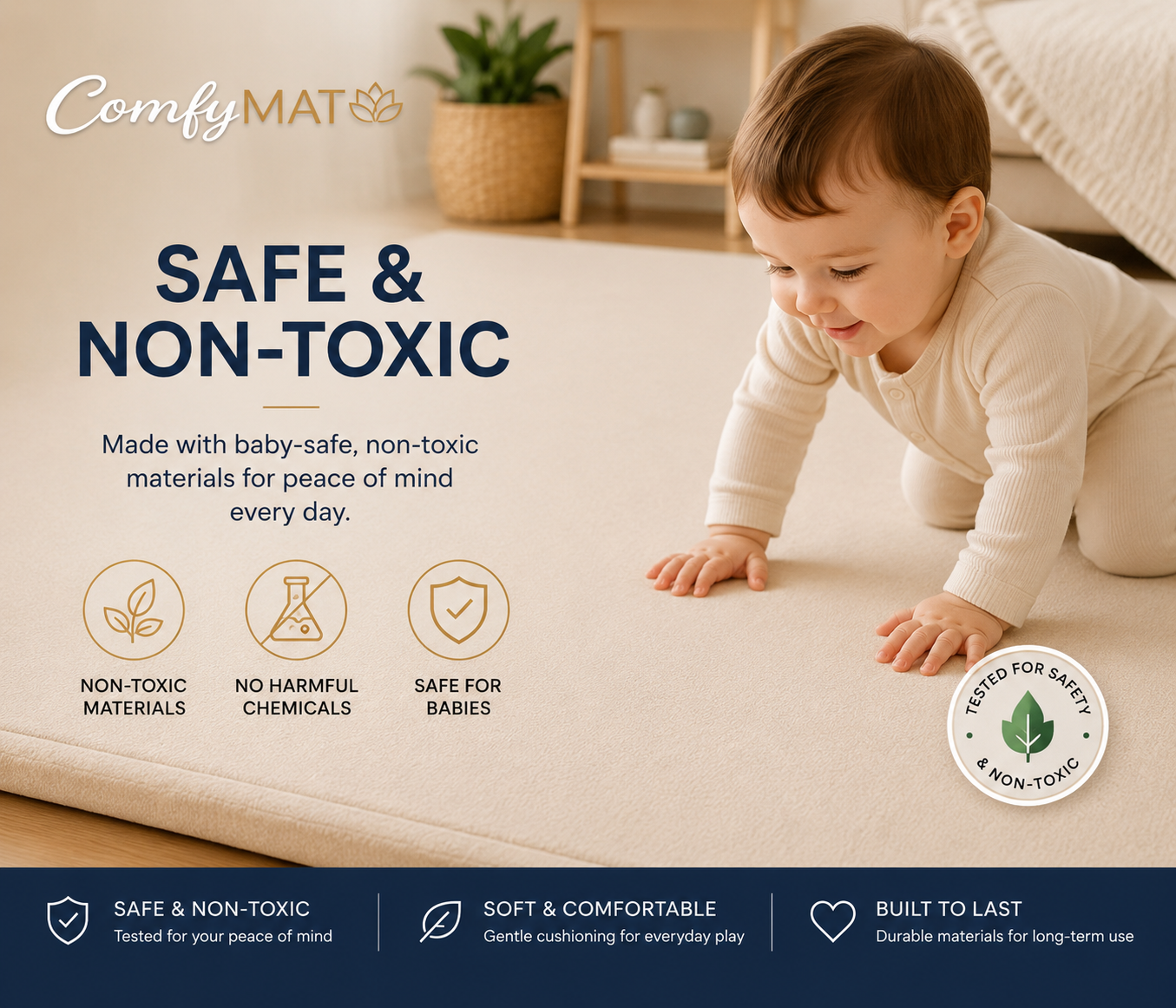 Premium Foam Play Mats Australia | Soft & Safe Kids Mats – ComfyMat ...